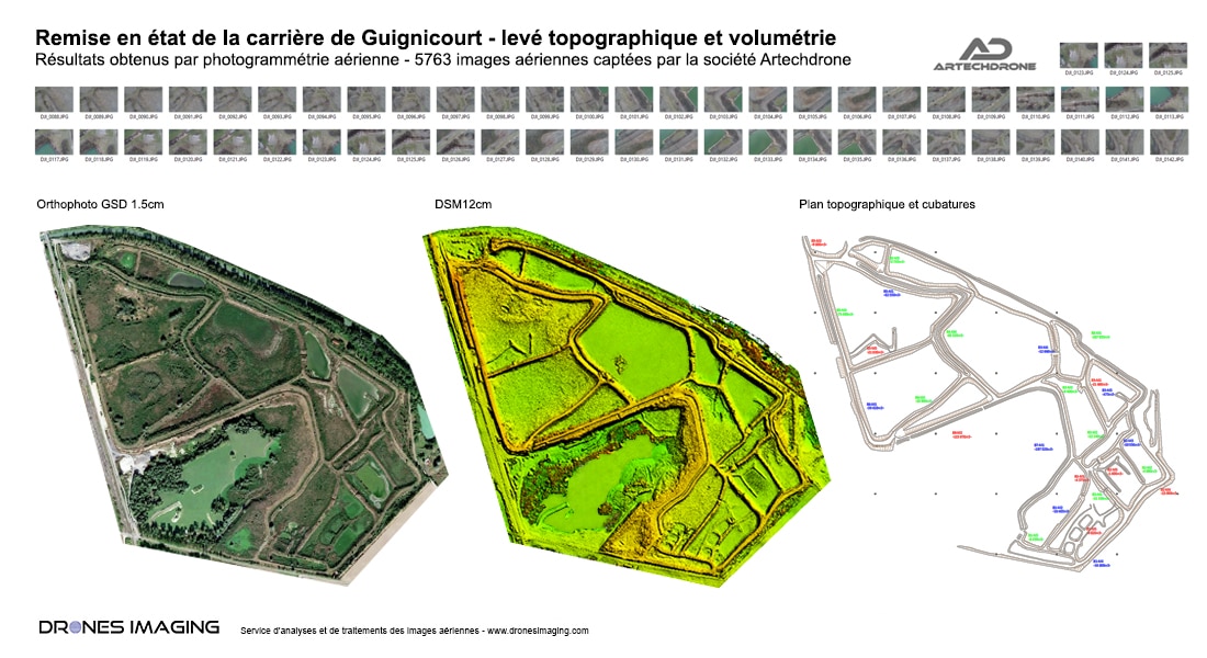 Calculs de déblais et remblais - DRONES IMAGING