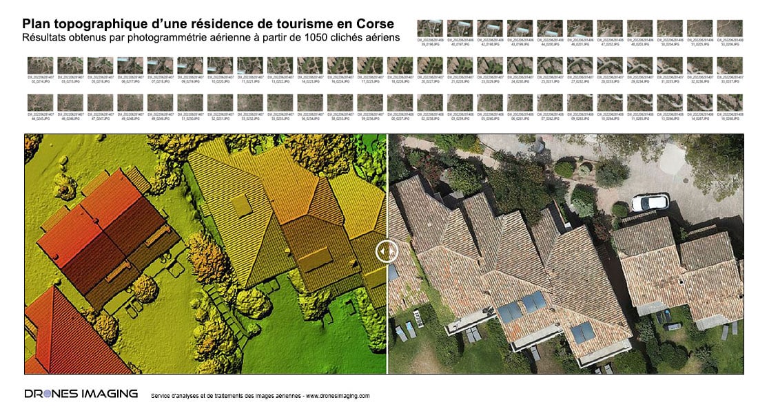Plan autocad d'une résidence touristique - DRONES IMAGING
