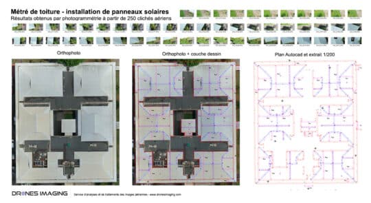 Roof measurements by photogrammetry - DRONES IMAGING